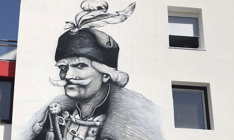 SOKOLAC: Otkriven mural sa likom Starine Novaka - FILTER